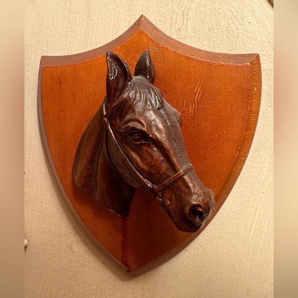 Wall Decor | Wooden Mounted Composite 3d Horse Plaque | Poshmark